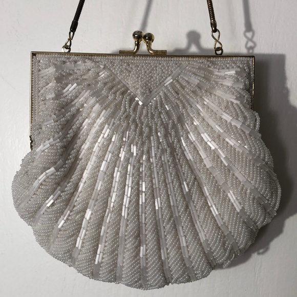 Bags | Vintage Beaded Shell Bag | Poshmark